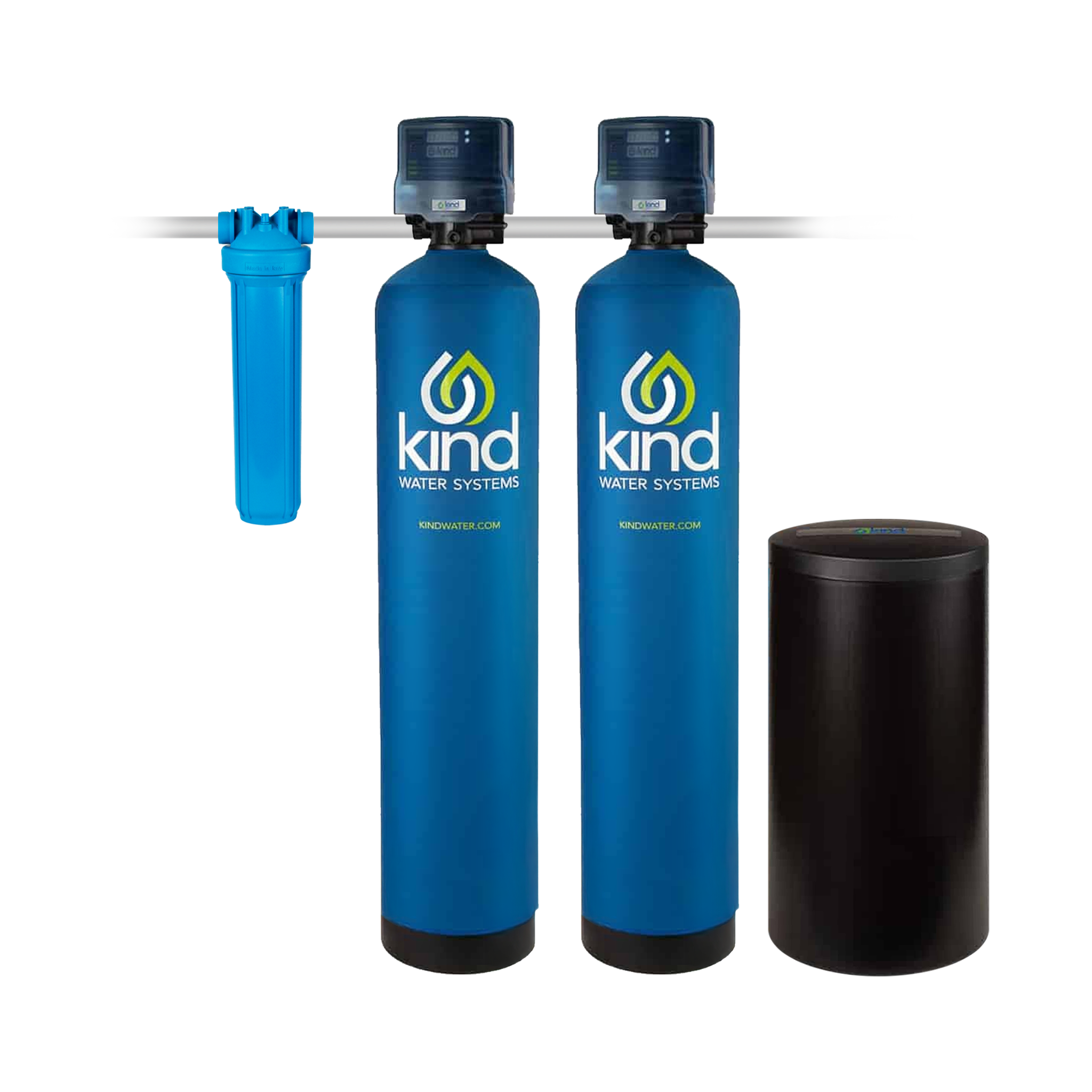 Whole House Water Filter / Salt-Based Softener Combo | Kind Water Systems